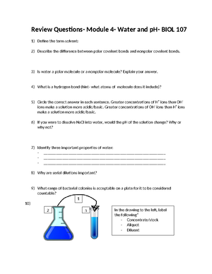 Module 1 Main Themes 107 Practice - Review Questions- Module 1- Main Themes of Microbiology ...