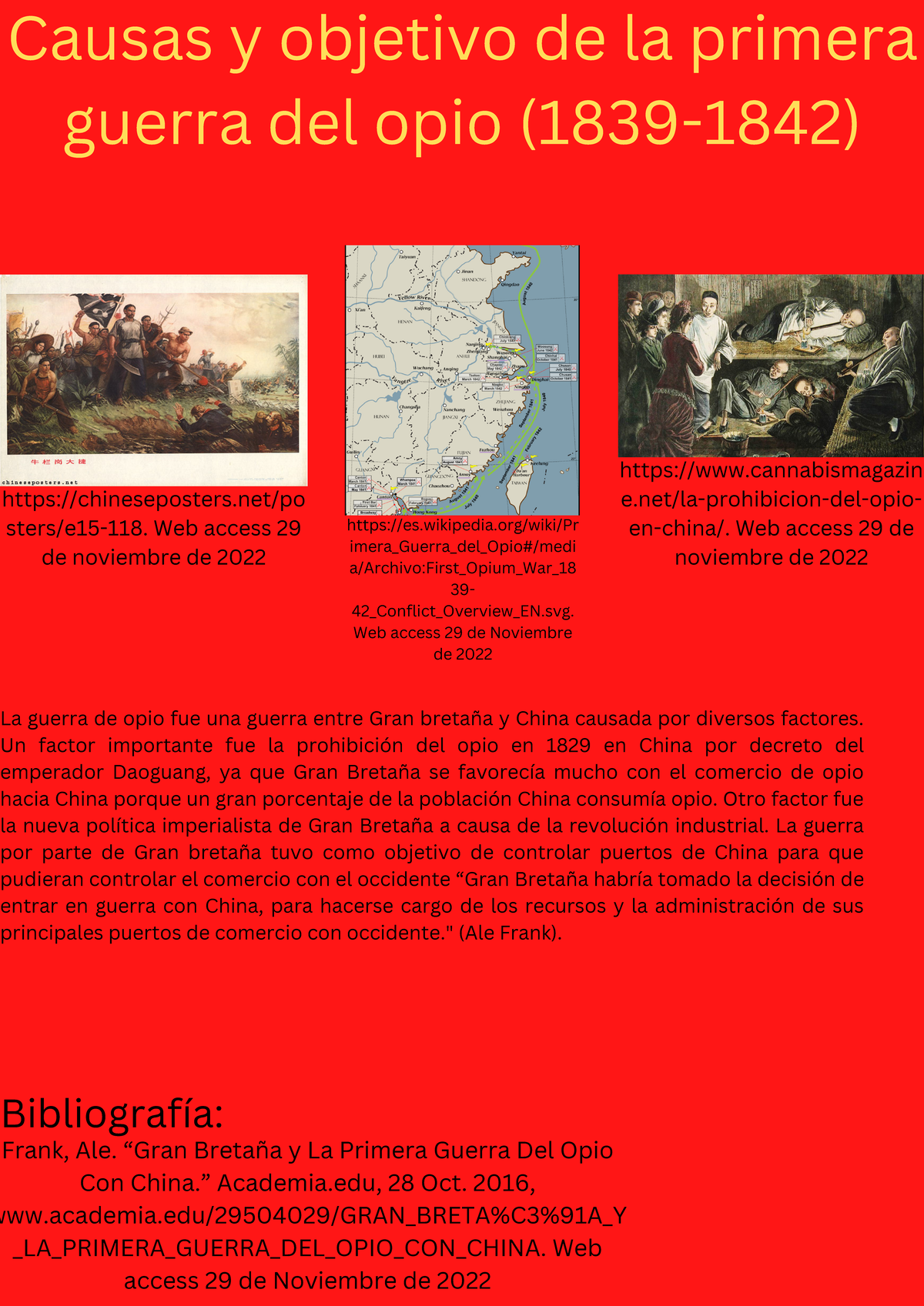 La primera guerra del opio - Causas y objetivo de la primera guerra del ...