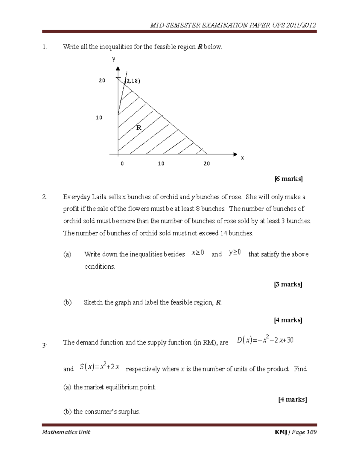 [13] UPS 1112 - Lecture notes 1 - (2,18) 0 10 20 x y R 10 20 MID ...