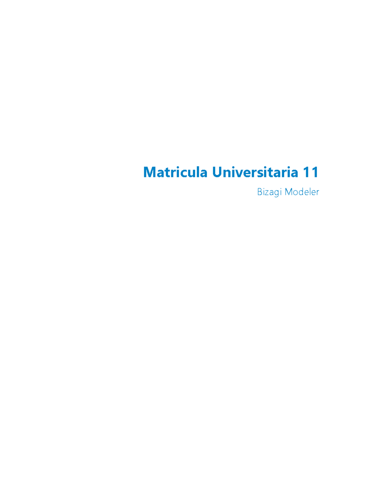 Matricula Universitaria corregido - Matricula Universitaria 11 Bizagi ...