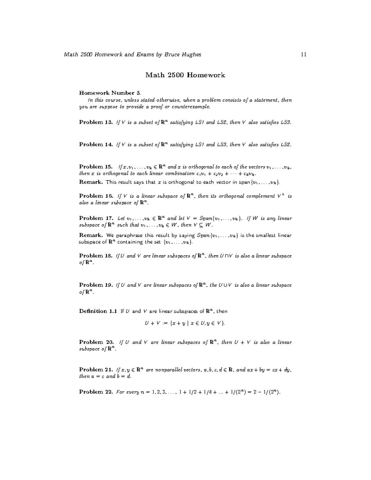 Homework 3 - tugyihkulkjm; - Math 2500 Homework and Exams by Bruce ...