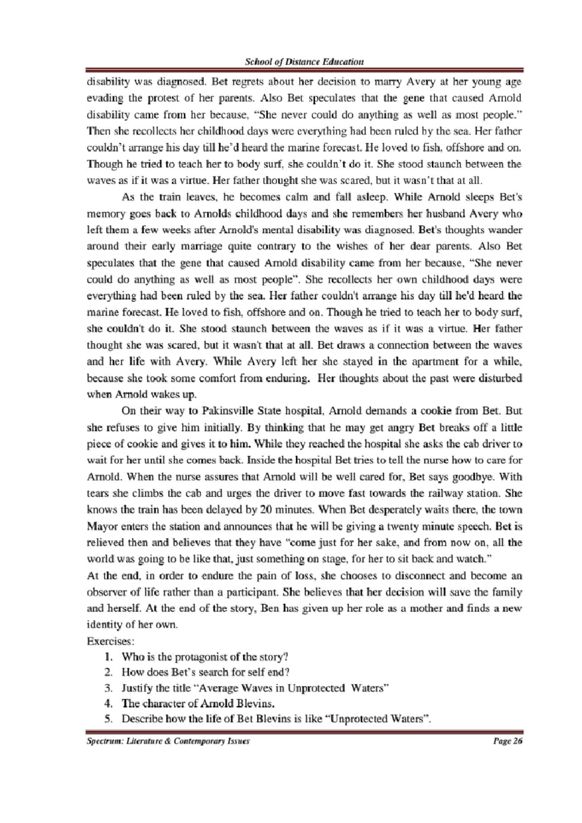Eng4 - Literature and contemporary issues - Ba English - Studocu