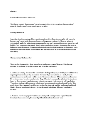 Chapter 6 Research - Chapter 6 Qualities of a Good Measuring Instrument ...