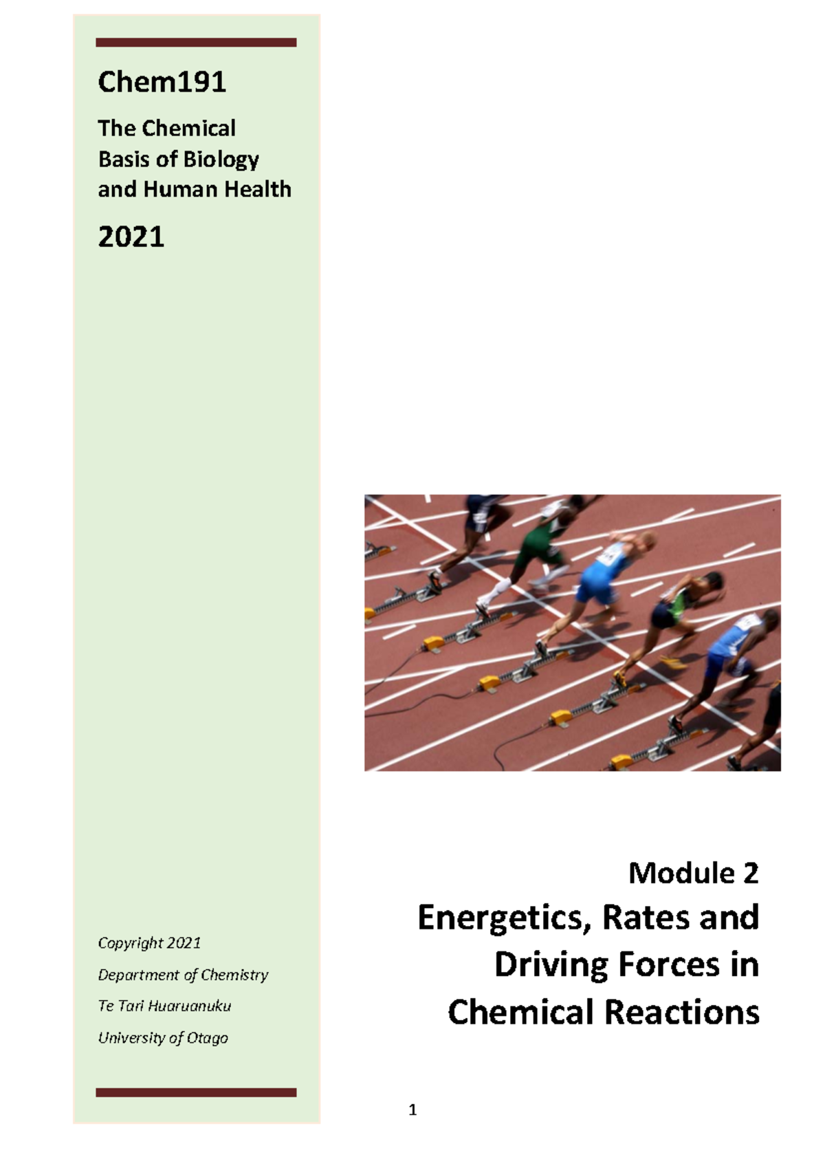 Module 2 Booklet 2021 - Lecture Notes useful for Health Science First ...