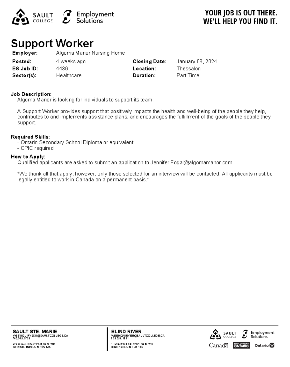 Support Worker - Communication Skills / English - Support Worker ...
