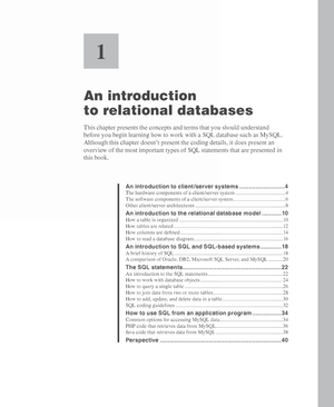 Murach’s My SQL 2nd Edition Textbook - Chapter 2 - CIS 5550 - Studocu