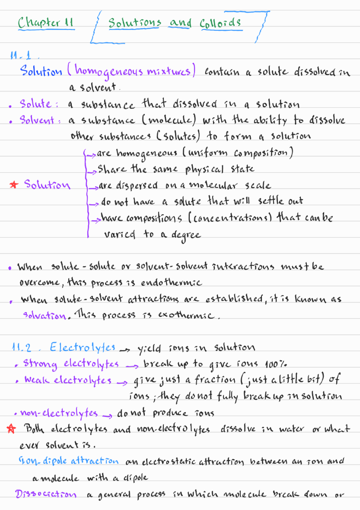 Openstax chapter 11 note - Chapter 11 Solutions and Colloids Solution ...