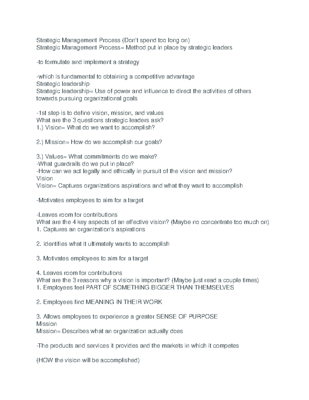 Mgt 4 - Summary (Mgtop) Compensation Administration - Strategic ...