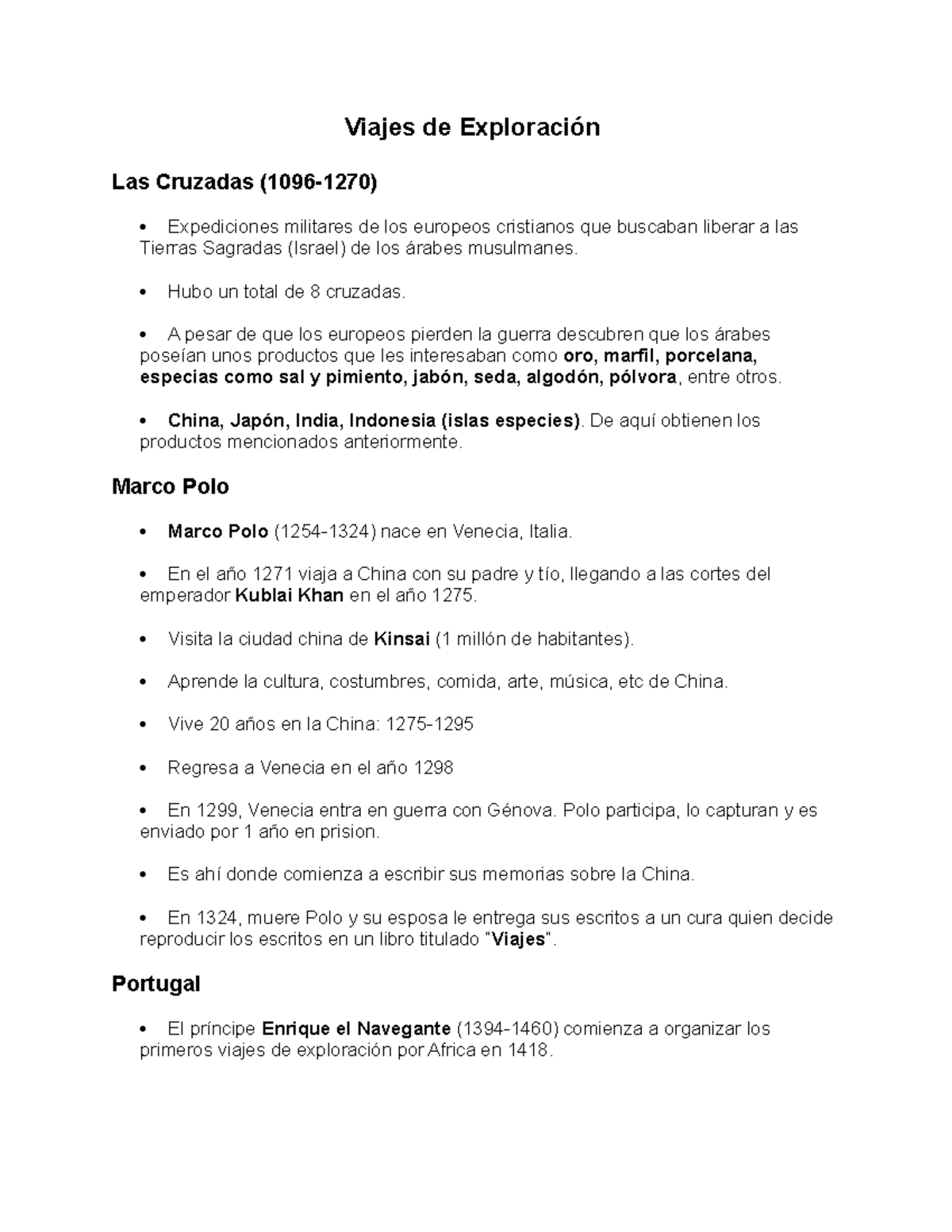 Viajes de Exploración - Viajes de Exploración Las Cruzadas (1096-1270 ...