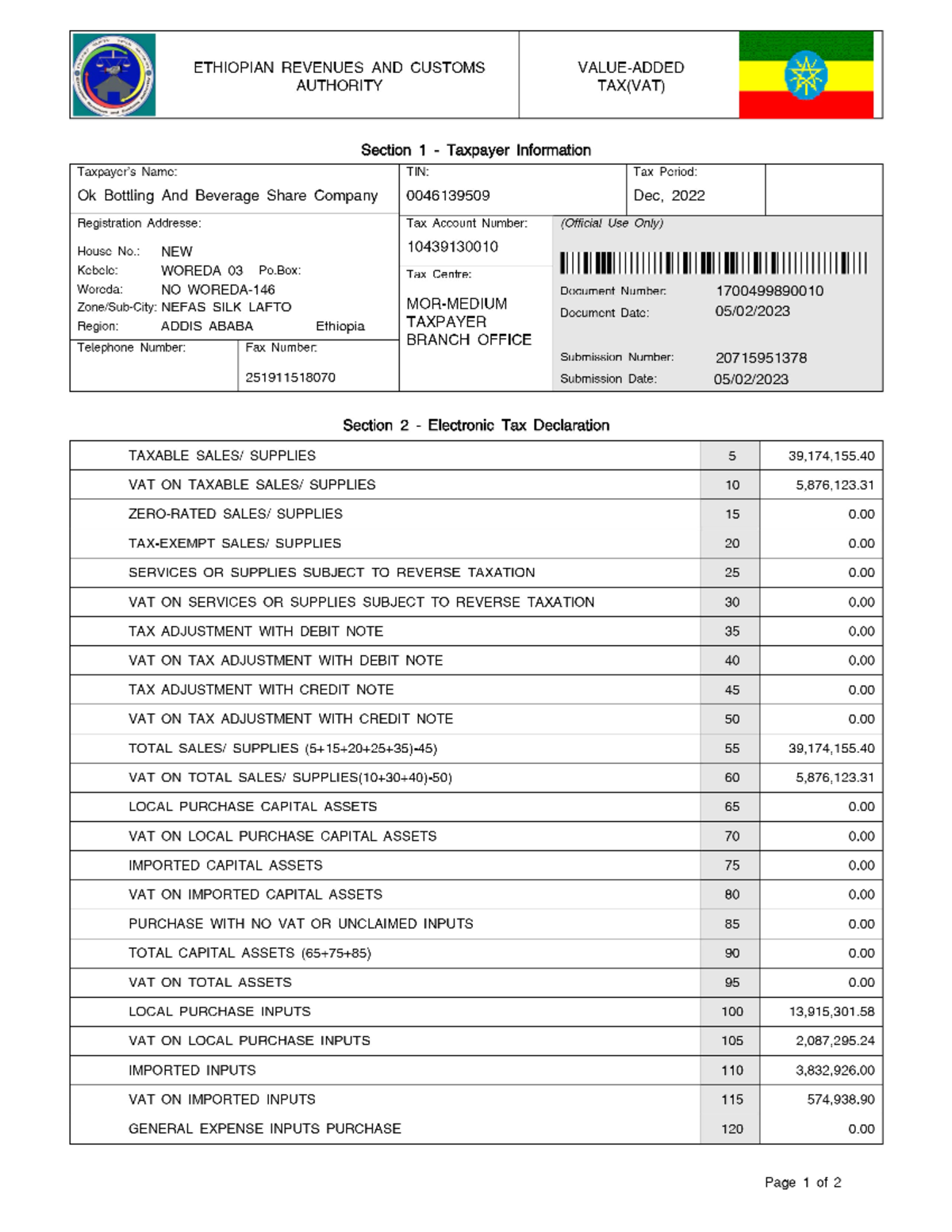 Vat - csc - Advanced Cost and Management Accountung - Studocu