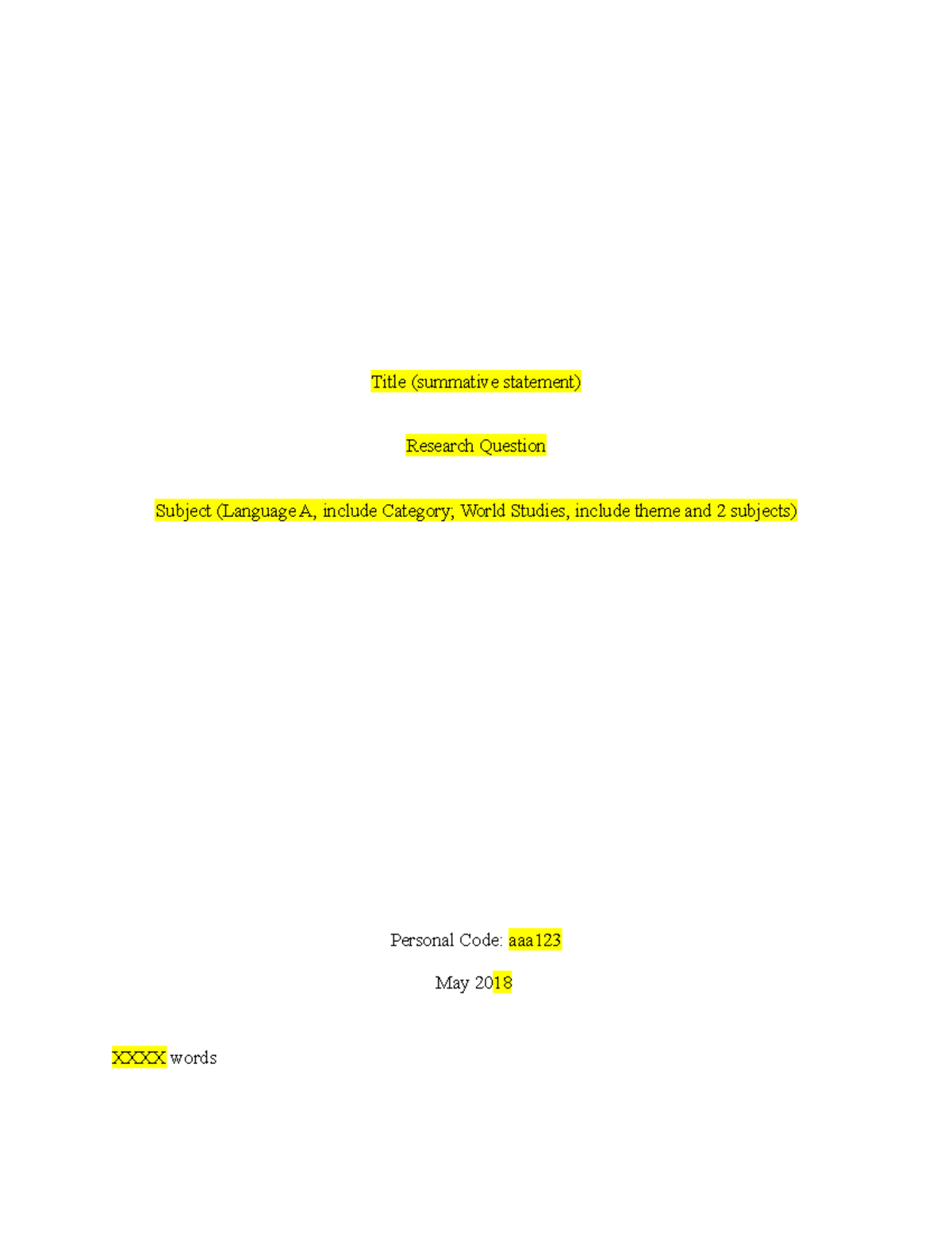 EE Template v1 - this shows - Title (summative statement) Research ...
