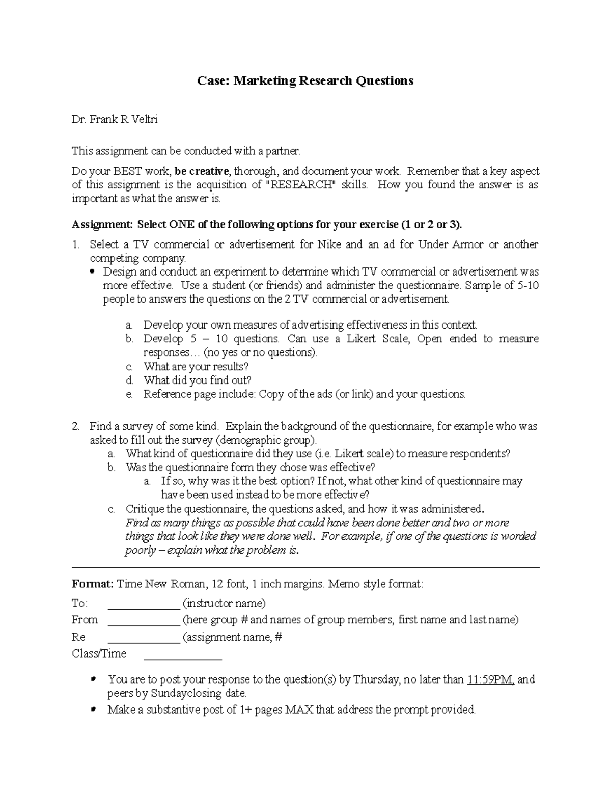 Case Mktg Research(1) - case project - Case: Marketing Research ...