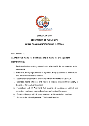 Section 112 Statement - Practice - IN THE REGIONAL COURT FOR THE ...