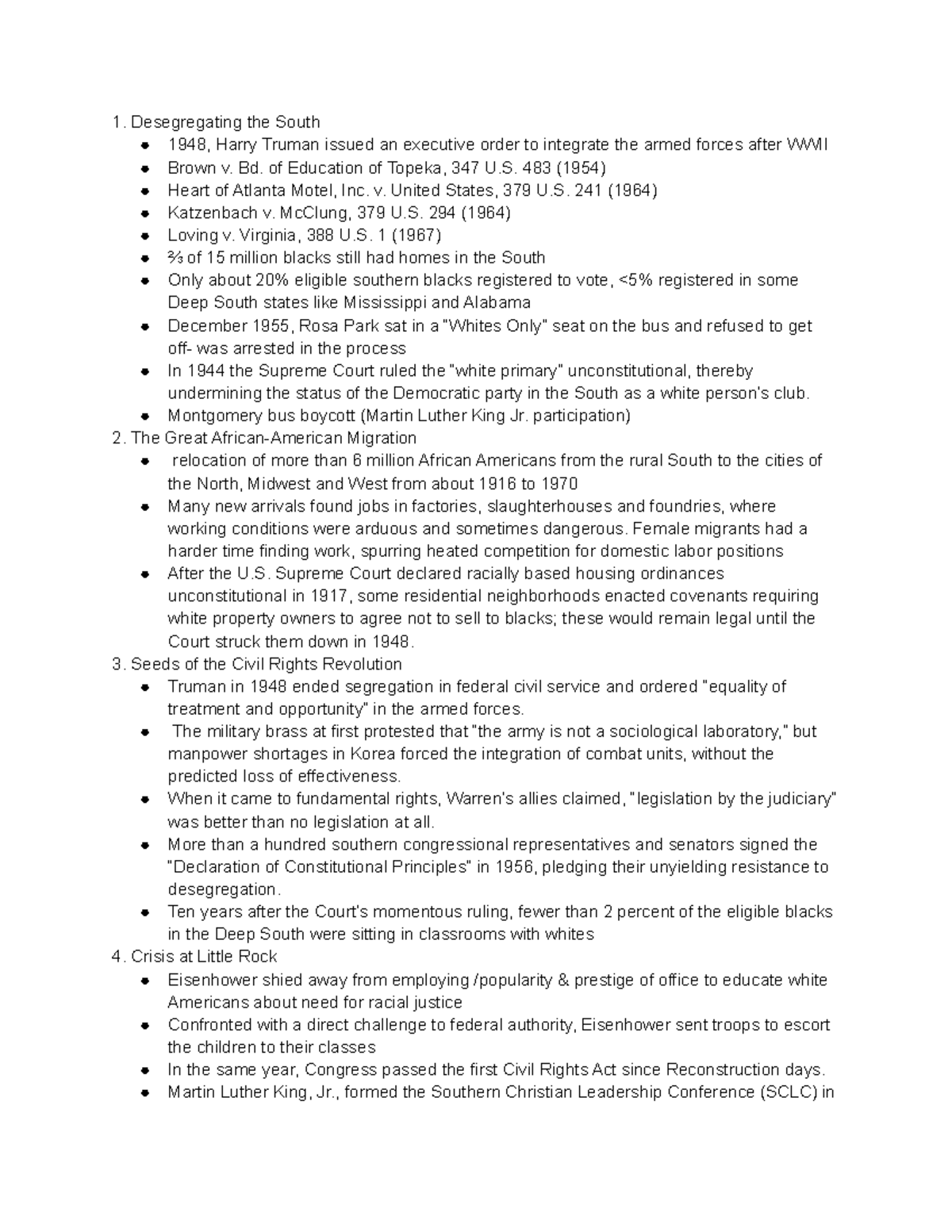 Independent Research - Desegregating the South 1948, Harry Truman ...