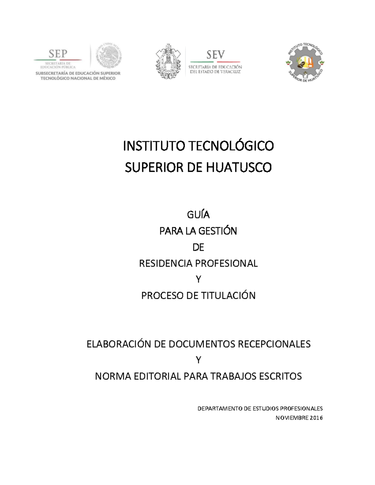 Guía de apoyo para estudiante ITSH - INSTITUTO TECNOLÓGICO SUPERIOR DE ...