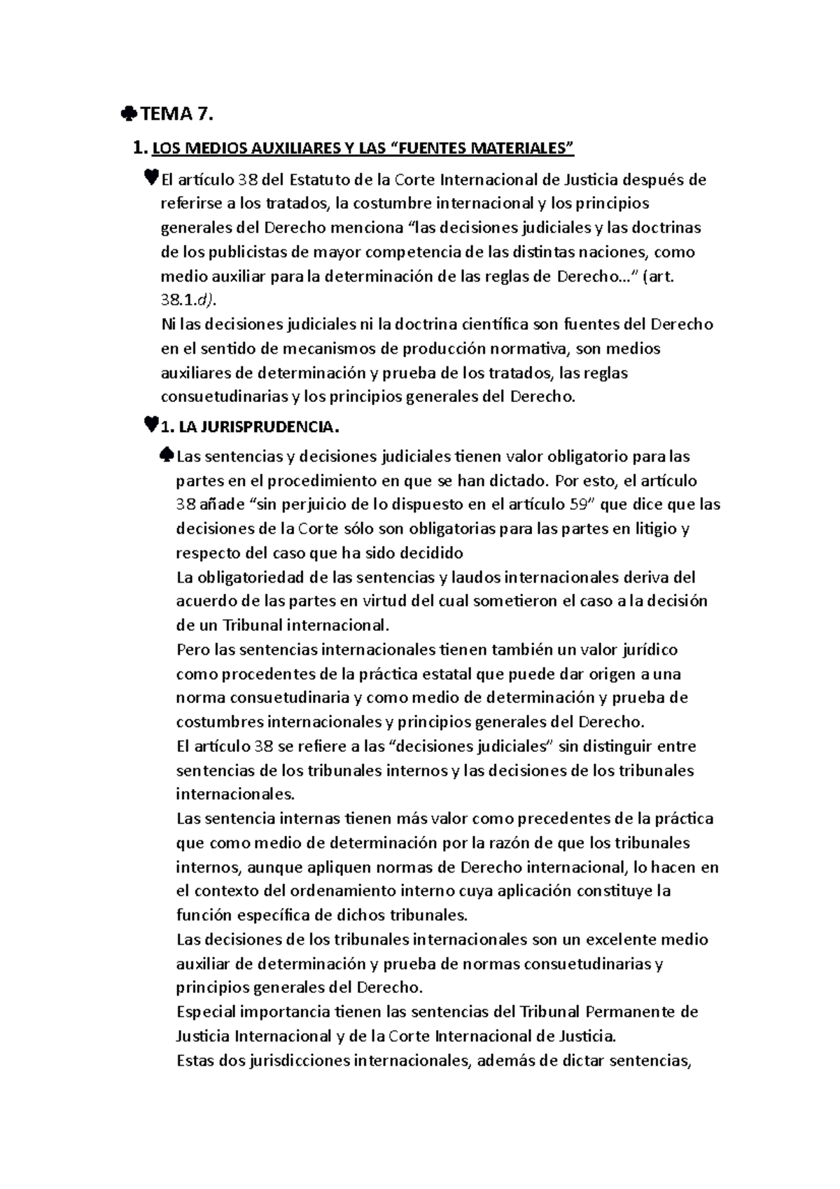 Tema 7 DIP - Tema 7 DIP - Derecho Internacional Público - UVa - Studocu