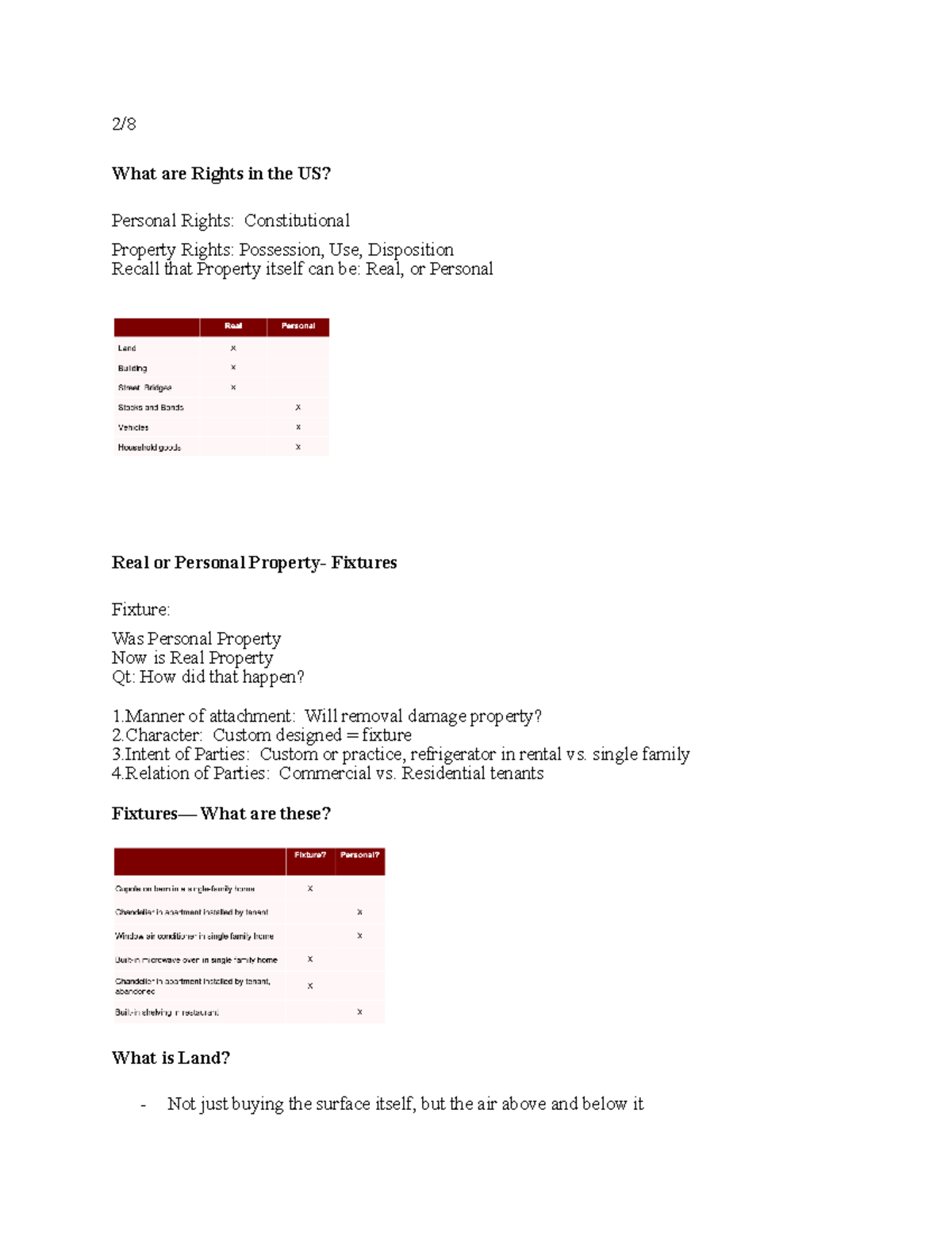 Real Estate Notes pt 2 - Got an A in class - 2/ What are Rights in the ...