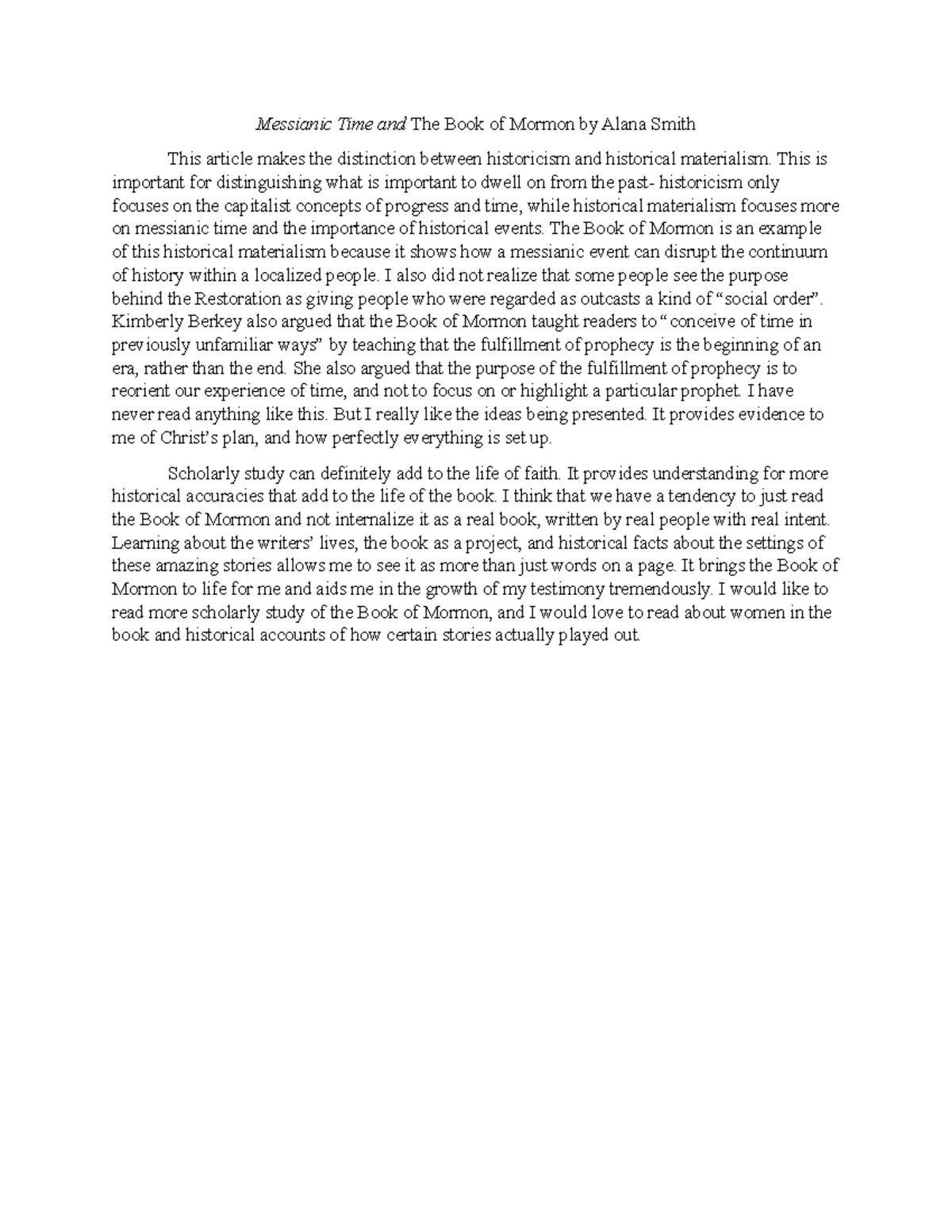 JBMS Article Review 4- Messianic Time and The Book of Mormon ...