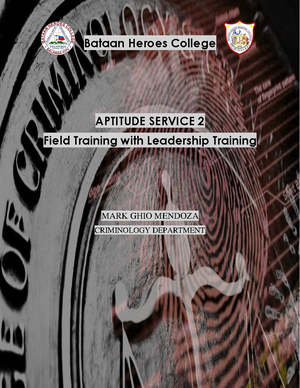 LEA 1 Definition OF Terms - POLICE ORGANIZATION AND ADMINISTRATION (LEA ...