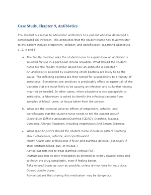 Case Study Chapter 17 - Case Study, Chapter 17, Immune Modulators The ...