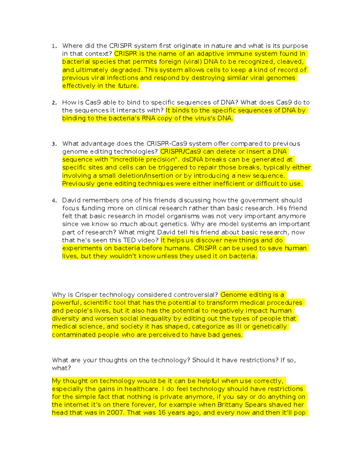 Crisper Cas9 Case Study - Where did the CRISPR system first originate ...