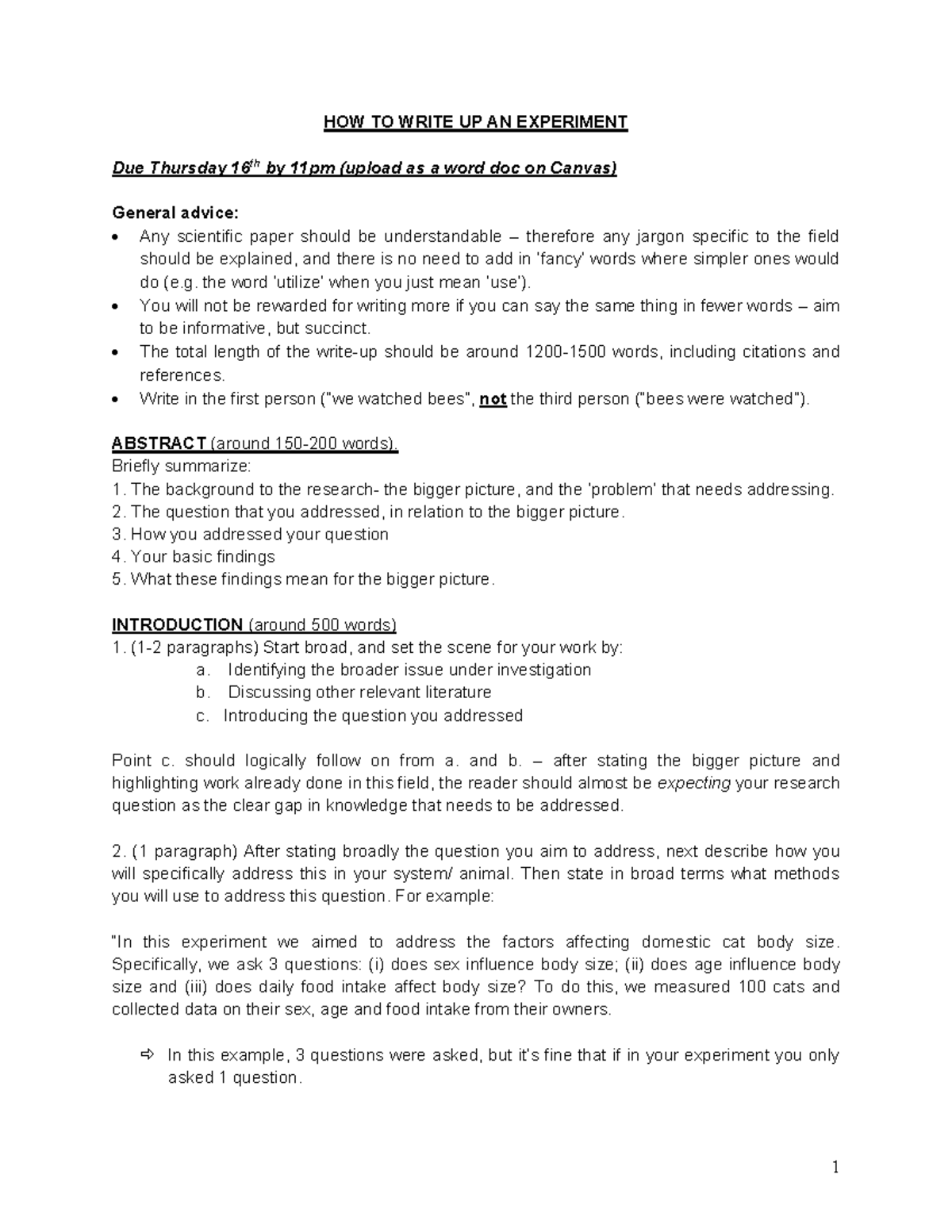 How To Write A Paper 2023 HOW TO WRITE UP AN EXPERIMENT Due Thursday how-to-write-a-paper-2023-how-to-write-up-an-experiment-due-thursday