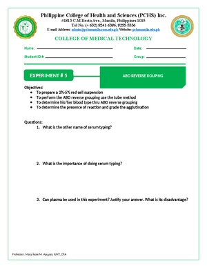 Venipuncture Rubrics - OUR LADY OF FATIMA UNIVERSITY College of Medical ...
