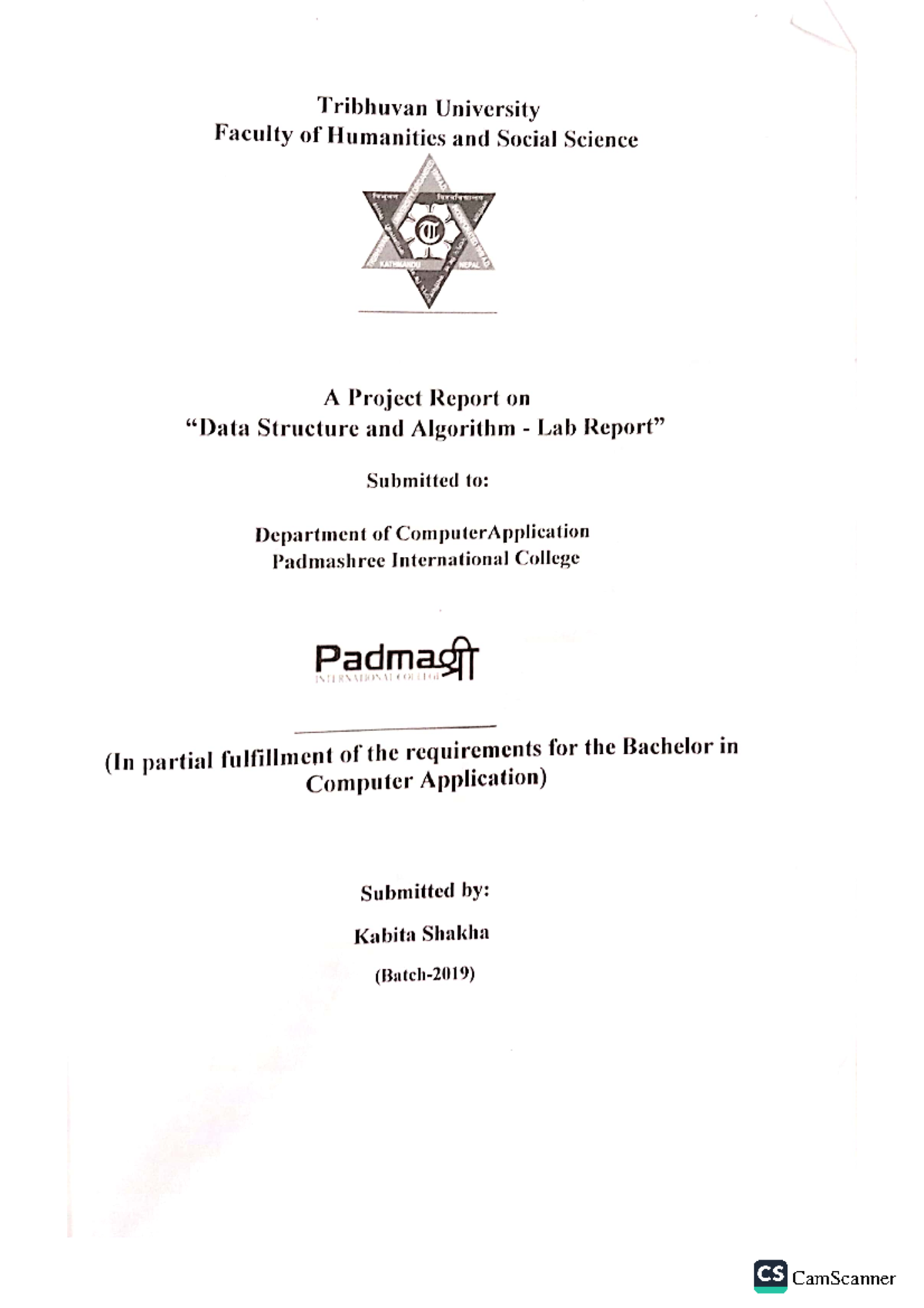 Lab dsa - it will help - Bachelors of computer application - Studocu