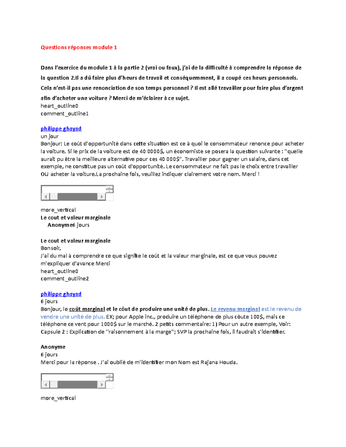 Questions réponses module 1 et 2 - Questions réponses module 1 Dans l ...
