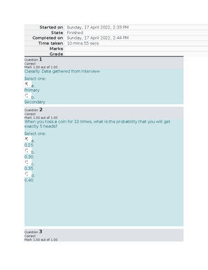 Probability and Statistics - =TRUE =FALSE The main goal of Physical ...