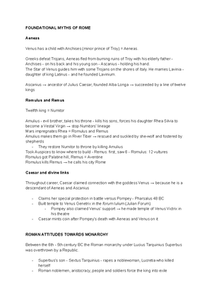 Classical Civilisation - A2 - A Level - Sixth Form (A Levels) - Studocu