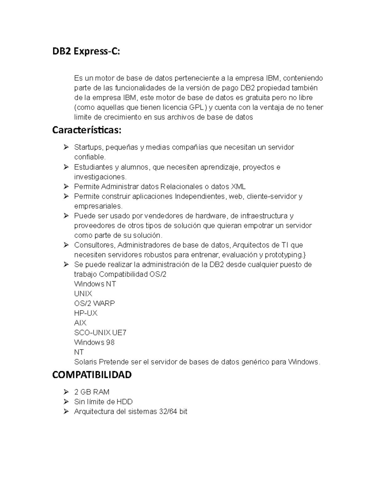 DB2 Express - hola - DB2 Express-C: Es un motor de base de datos ...