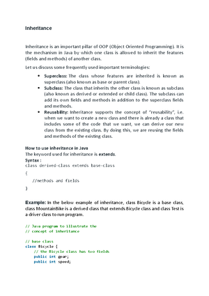 Module 2 - Notes - MODULE 2 Classes, Objects & Methods Class ...