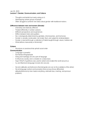 COMM - Note 1 - Research Methods in Communication with Prof. Stifano ...