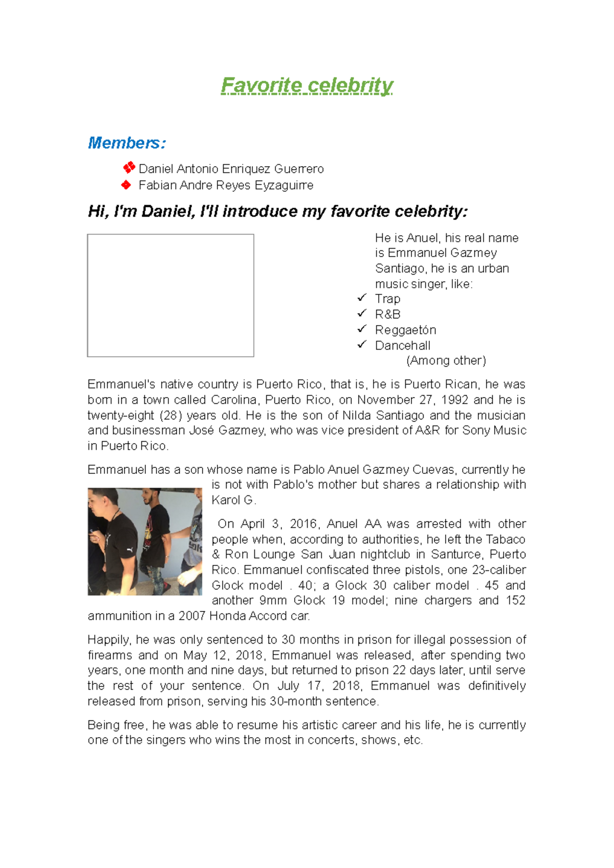 Favorite Celebrity - hola mundo como estan - Favorite celebrity Members ...