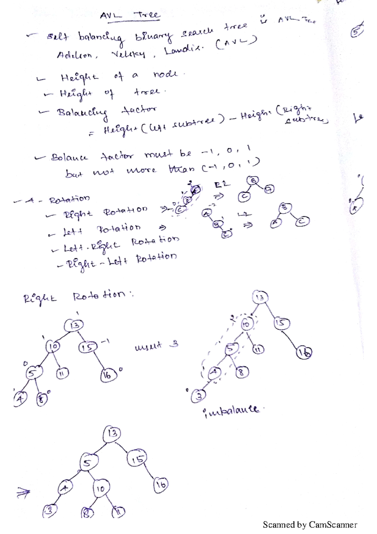 AVL TREES ON DSA - Introduction To Database Management System - Studocu AVL TREES ON DSA - Introduction To Database Management System - Studocu