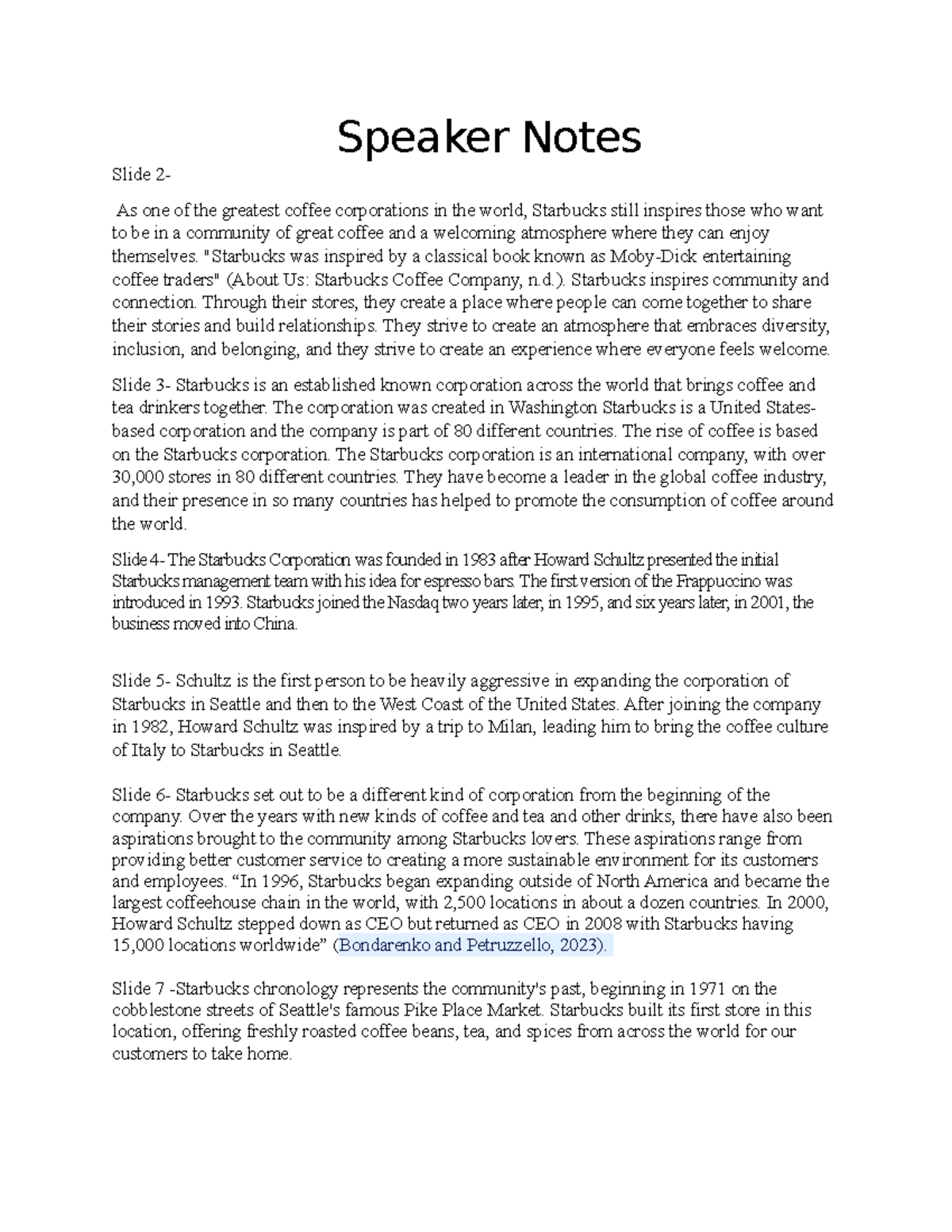 Speaker Notes - Homework - Speaker Notes Slide 2- As one of the ...
