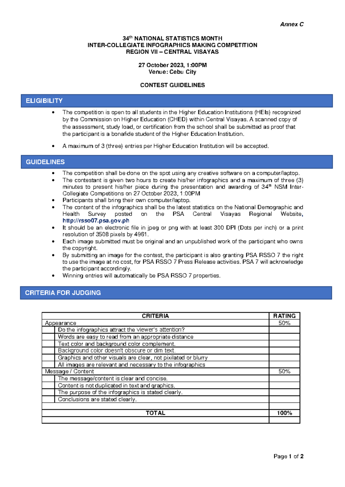 Annex-C 34th-NSM-Infographics-Making-Guidelines - Annex C Page 1 of 2 ...