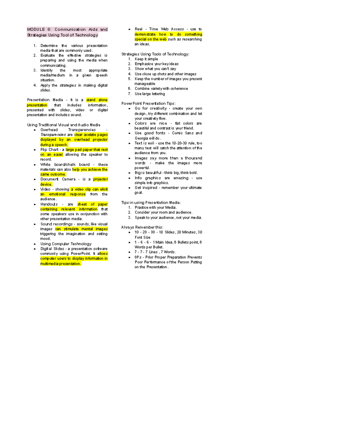 PCOM Notes for Midterms and Finals 2021-2022 - Purposive Communication ...