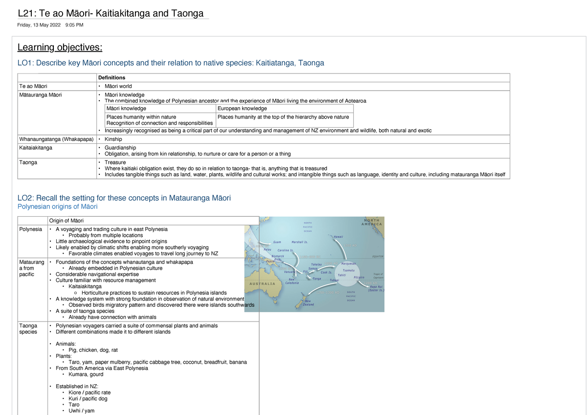 L21 - Lecture notes Apologies for formatting. This was converted from ...