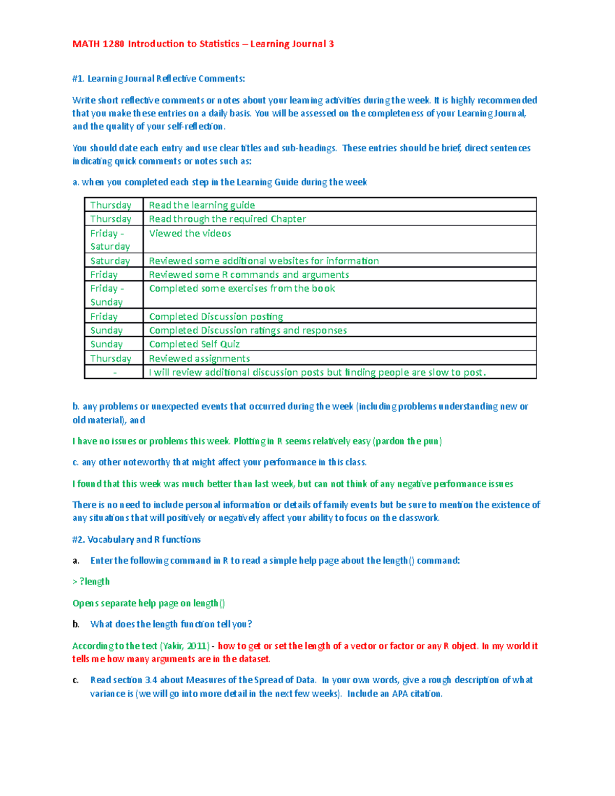 MATH 1280 - Journal 3 - MATH 1280 Introduction to Statistics – Learning ...