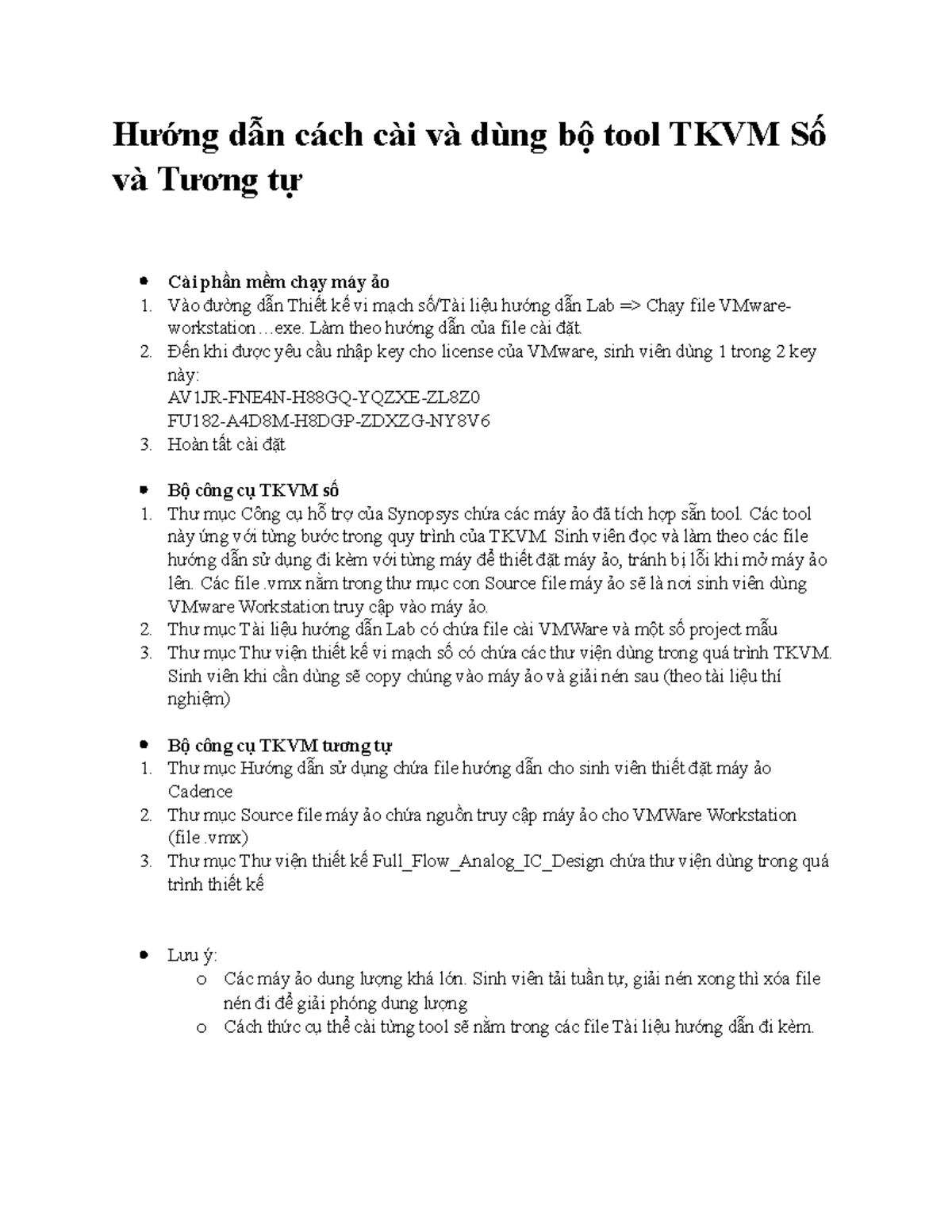 Hướng dẫn cách cài bộ tool TKVM Số và Tương tự - Hướng dẫn cách cài và dùng bộ tool TKVM Số và ...