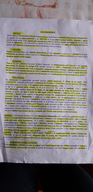 Schema Inferno - Purgatorio - Paradiso - Schemi riassuntivi DIVINA ...