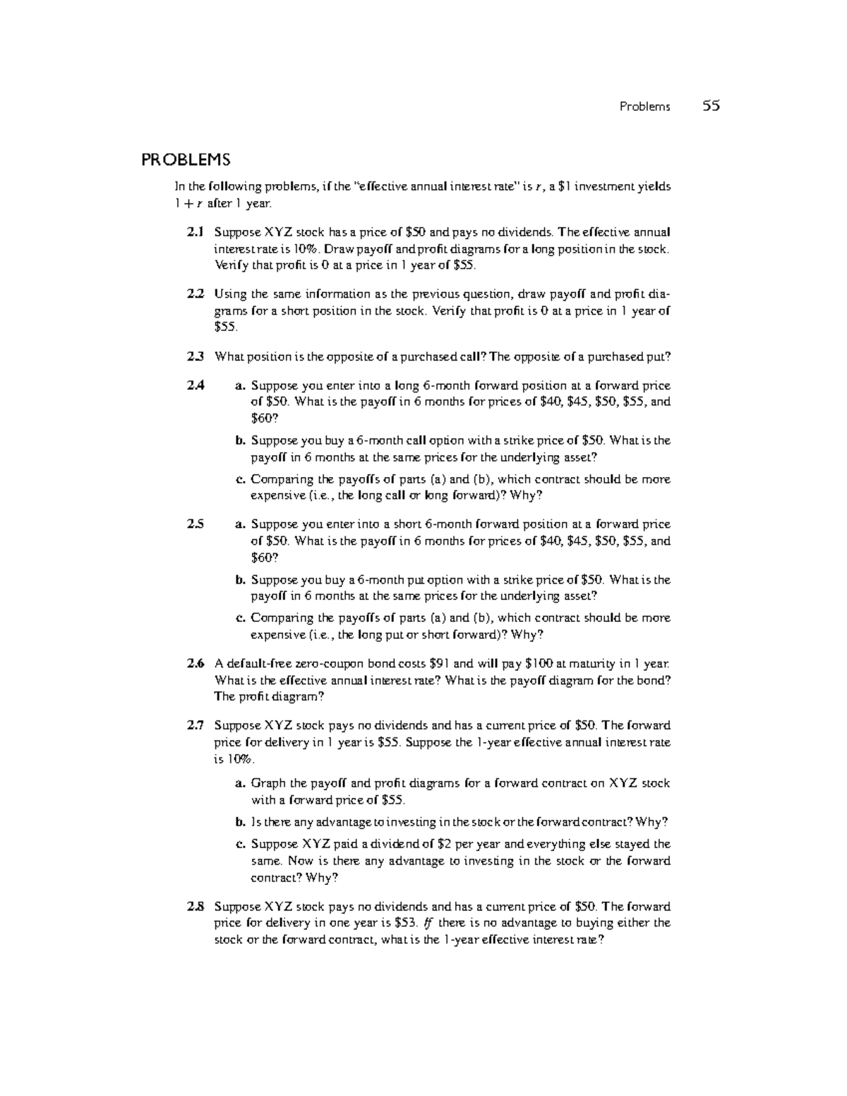 Chapter 2 AFM UEH F2023 Exercices - Problems 55 PROBLEMS In the ...