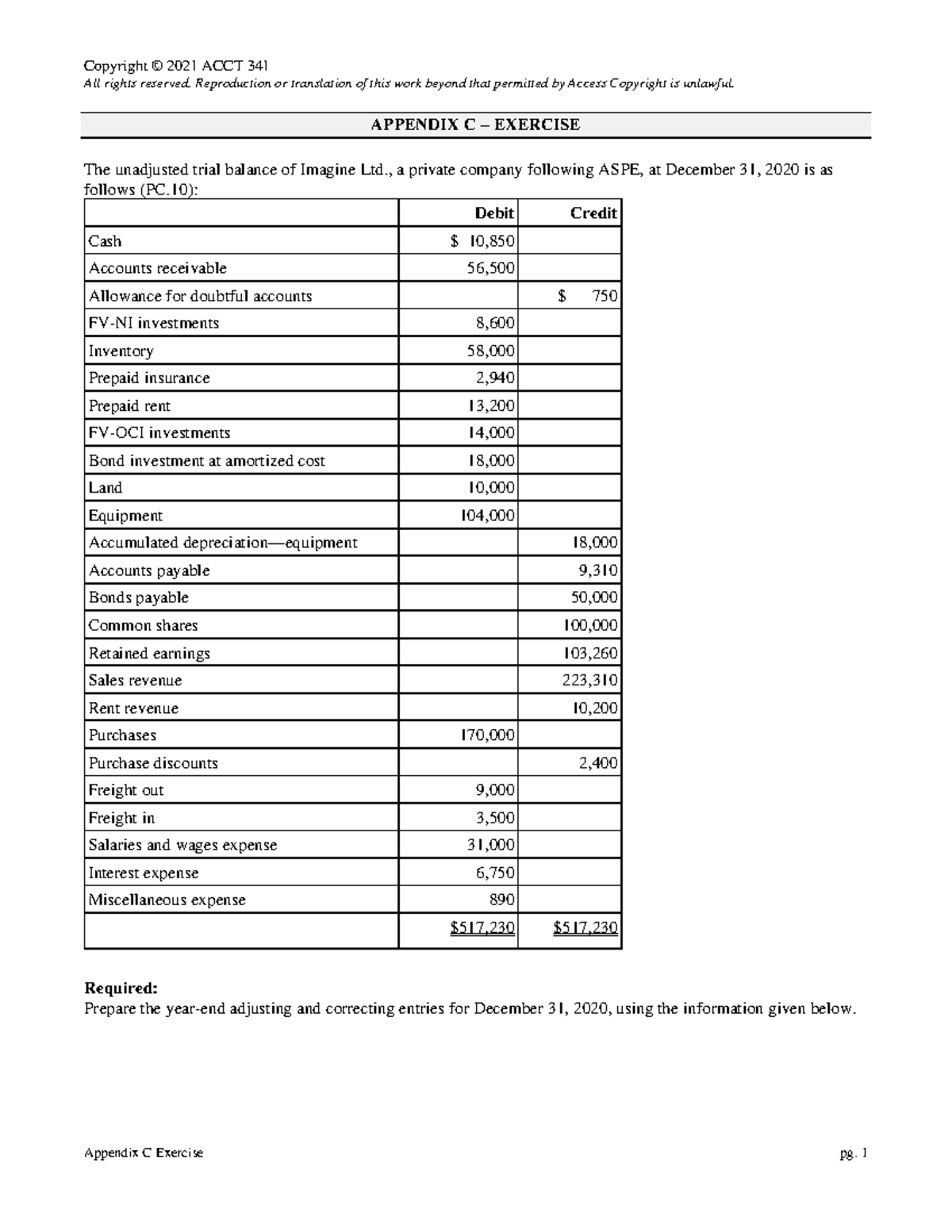 Appendix C-In-Class Intermediate Accounting, Volume 1, 12th Canadian ...