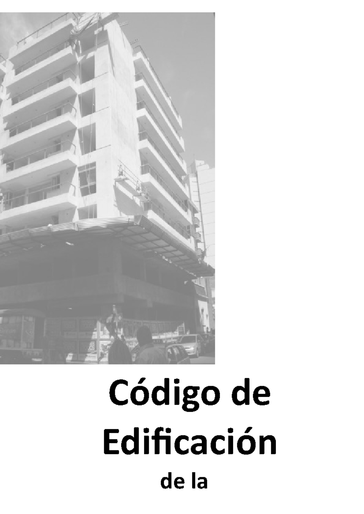 Codigode Edificacion - Código de Edificación de la Ciudad de Córdoba Compilado Ord. 9387/95 y ...