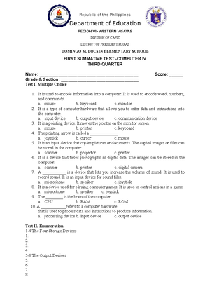 Computer-LINK-4-LAS- Quarter-2-WEEK-6-7 - LEARNING ACTIVITY SHEET 4 ...