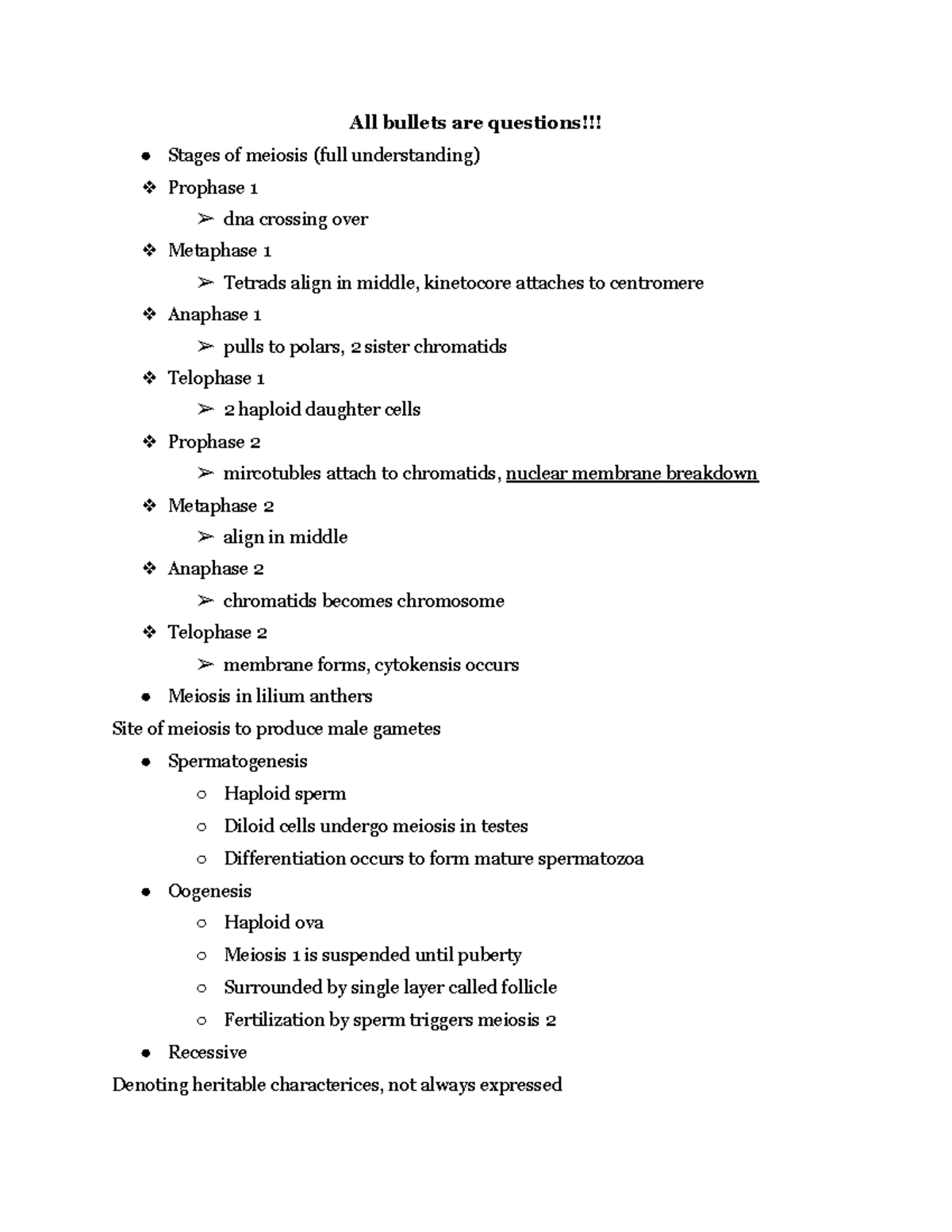 Final Bio L - Review for Biology lab exam (took me hours hope it helps ...