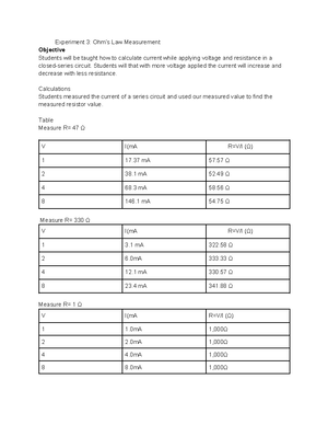 Lab 1 - Lab 1 - LAB REPORT Makayla Louis 09. EMT 1240 Bench 11 ...