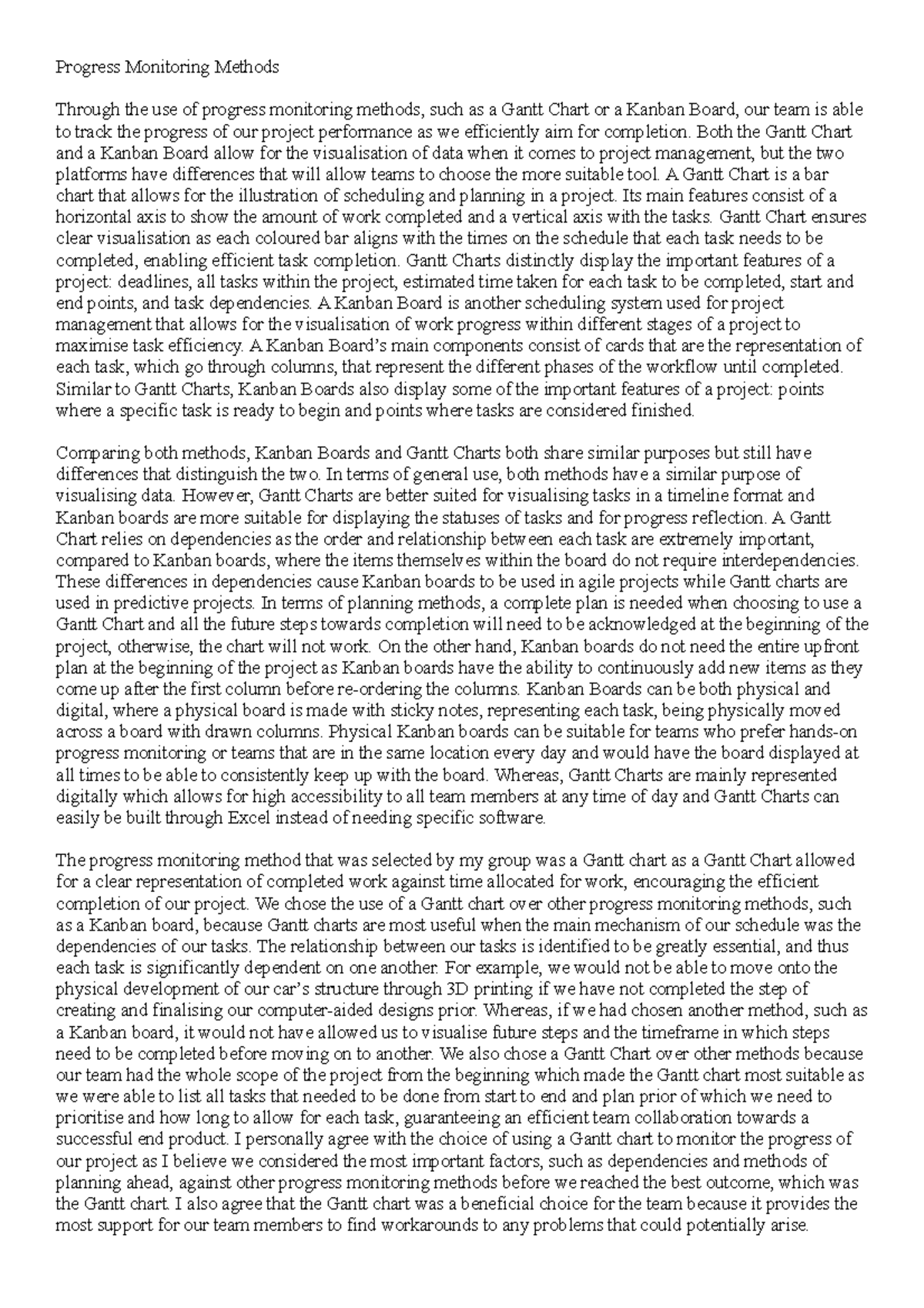 Progress Monitoring Methods - Progress Monitoring Methods Through the ...